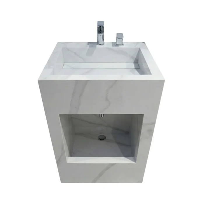 Dual Level Wudu Basin with Linear Waste - Ambiance Bathroom